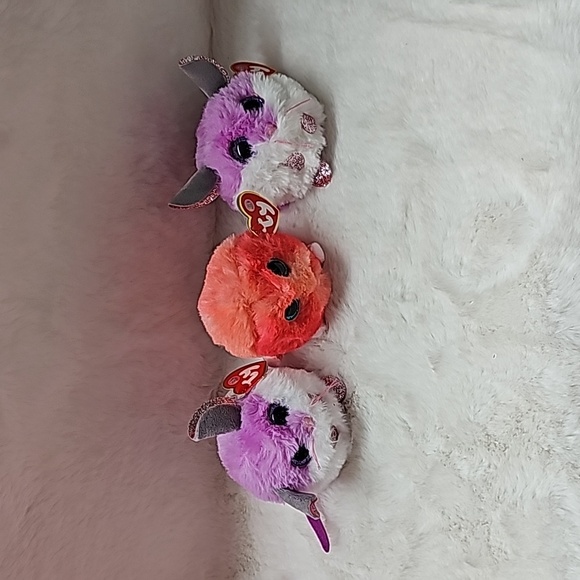 Ty | Toys | Bundle Of Ty Puffies Colby The Mouse Sheldon The Octopus ...